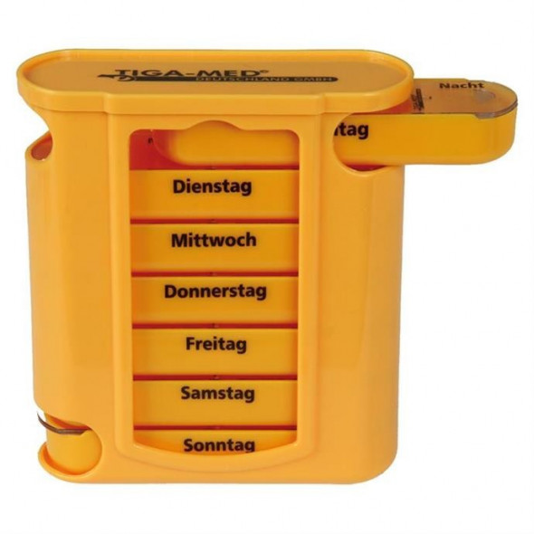 Medikamentendispenser 7 Tage Wochendispenser, gelb | MediStore Star ...